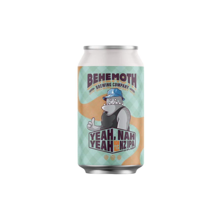 Behemoth Brewing: Yeah Nah Yeah Non-Alc IPA (330ml) – Shift Lanes Drinks