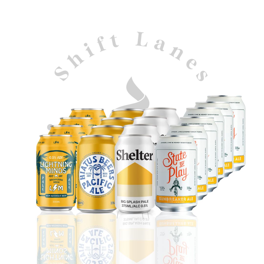 Non-Alcoholic Beer - Pale Ale Mixed Bundle – Shift Lanes Drinks