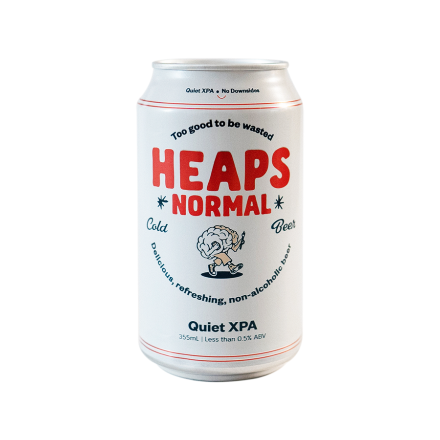 Heaps Normal Quiet XPA Non Alc Beer (375ml) – Shift Lanes Drinks